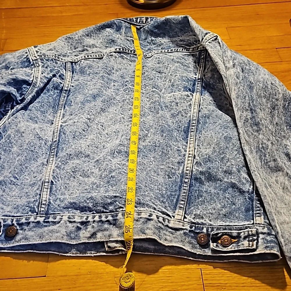 Levi's | Jackets & Coats | Levis Vintage Acid Washed Denim Trucker ...